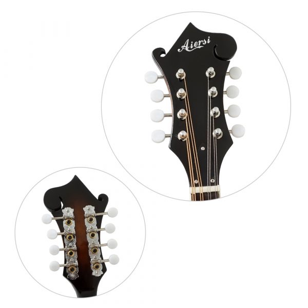 Glossy Sunburst Colour F Style Mandolin - Sinomusic Enterprise