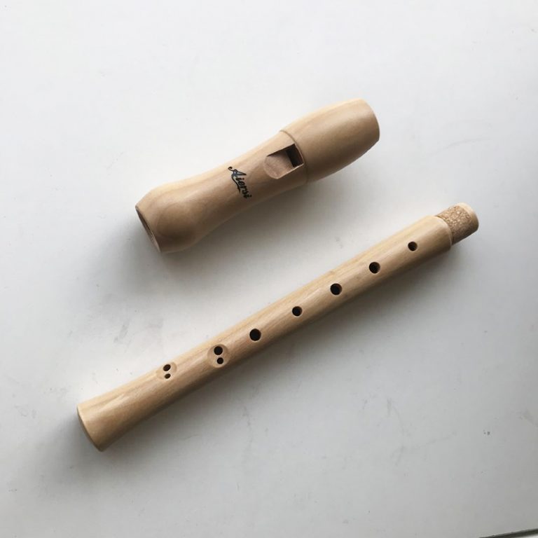 2 Piece Block Solid Maple Wood Soprano Recorder – Aiersi Music
