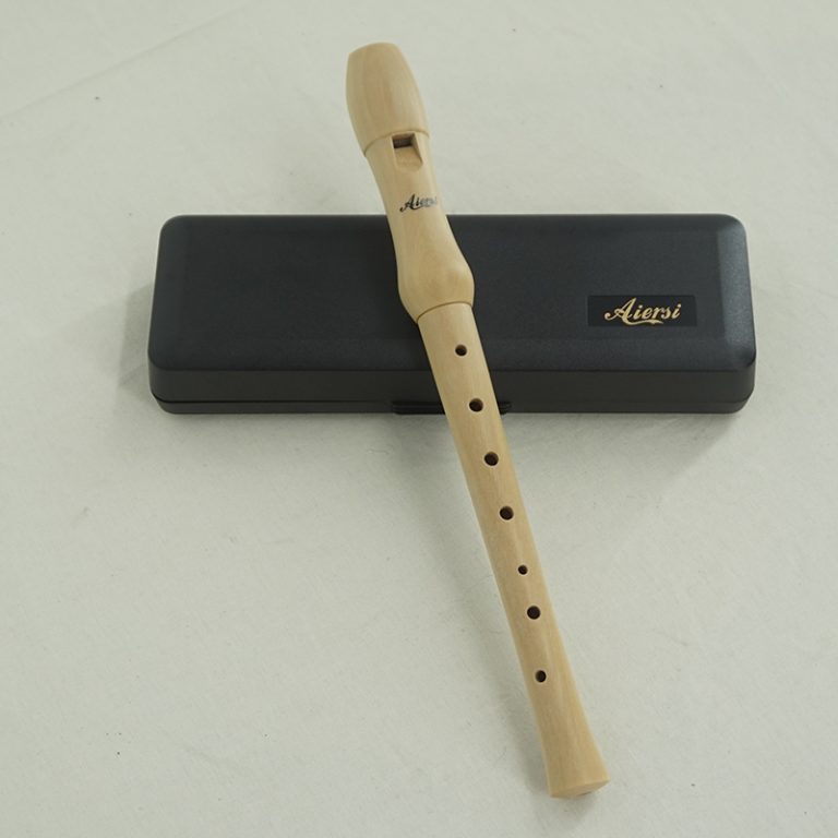 2 Piece Block Solid Maple Wood Soprano Recorder – Aiersi Music