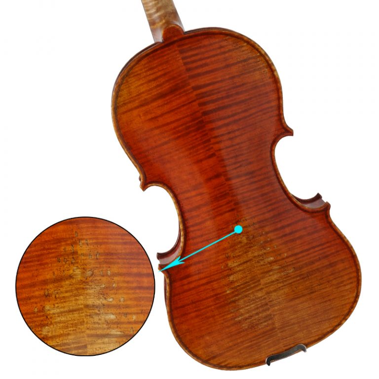 2pcs Back Cremona Hand Rubbed Oil Finish Red Brown Violin Model HV08B ...